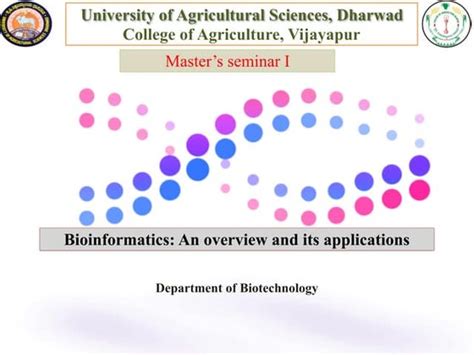 introduction of bioinformatics pptx