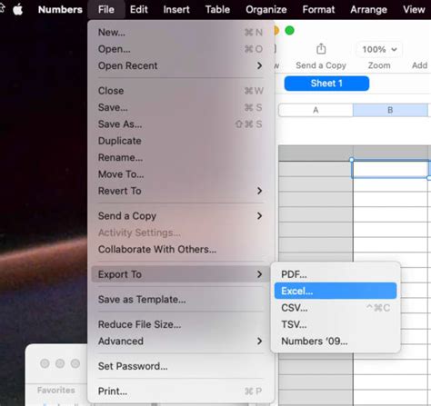 Am I Able To Export And Convert To Excel Apple Community