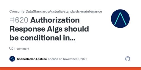 authorization response algs should be conditional in registrationproperties · issue 620
