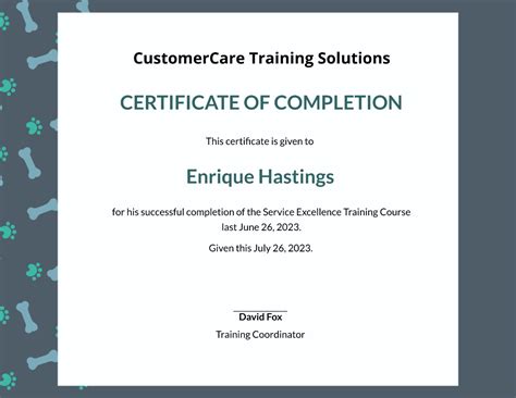 Free Pest Control Service Certificate Template To Edit Online