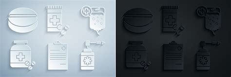 임상 기록 Iv 백 약병 및 알약 노즐 스프레이 및 태블릿 아이콘이 있는 의료 클립보드를 설정합니다 벡터 3차원 형태에 대한 스톡 벡터 아트 및 기타 이미지 Istock