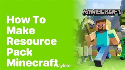 How To Make A Resource Pack In Minecraft Playbite