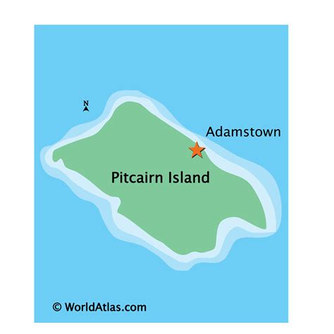 Pitcairn Maps And Facts World Atlas