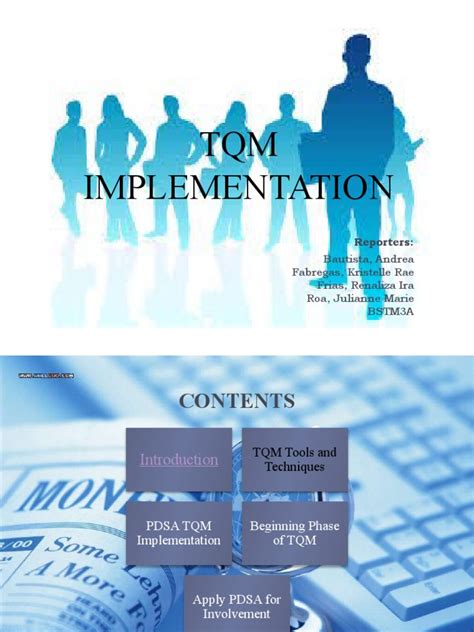 Tqm Implementation Pdf Goal Strategic Planning