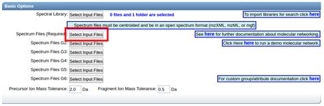 Molecular Networking Gnps Documentation