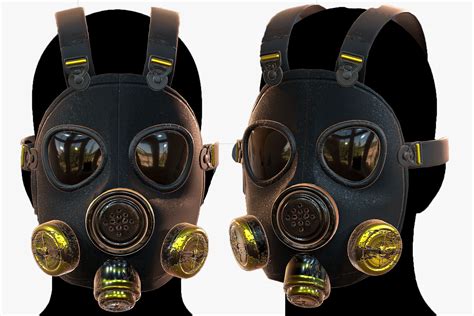 Gas Mask Helmet 3d Model Military Combat 3d Model 29 Unknown Obj