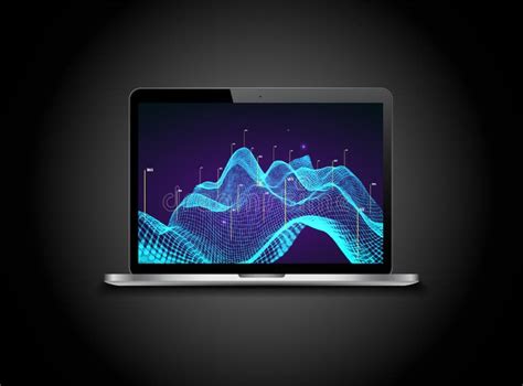 Abstract 3d Big Data Visualization Tangled Graphics Data Streams Infographics Threads Data