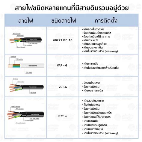 สายไฟฟ้า ที่ใช้สำหรับสายดิน เฟ้ลป์ ดอดจ์ Phelps Dodge Cable