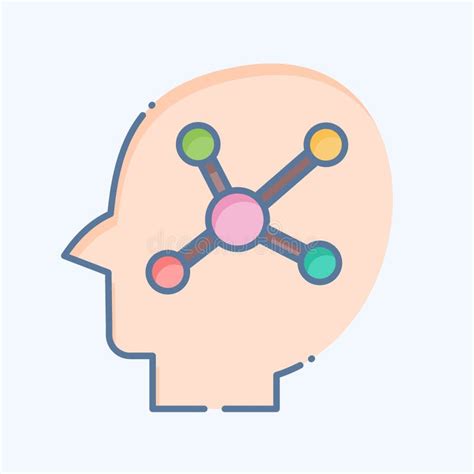 Icon Mind Mapping Related To Business Analysis Symbol Doodle Style