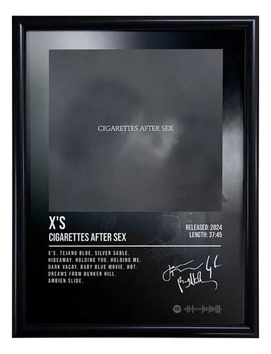 Cuadro Cigarettes After Sex Homonimo Album Diseño Marco 6050 Meses Sin Interés