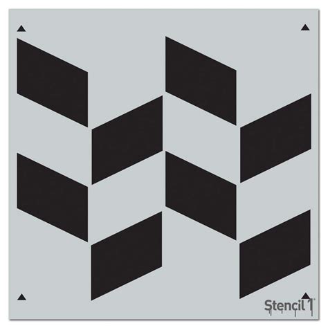 Stencil1 Shifted Rectangles Repeat Pattern Stencil S1 Pa 52 The Home Depot