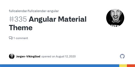 Angular Material Theme · Issue 335 · Fullcalendarfullcalendar Angular · Github