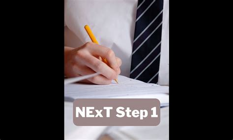 Information Regarding Next Step 1