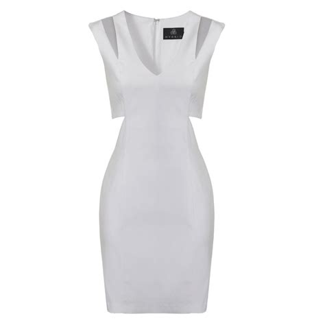 White Bodycon Dress Dressed Up Girl