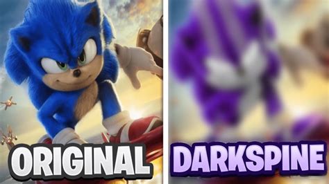 I Turned Sonic Into Darkspine Sonic In The Sonic Movie 2 Poster My Best Edit Yet Youtube
