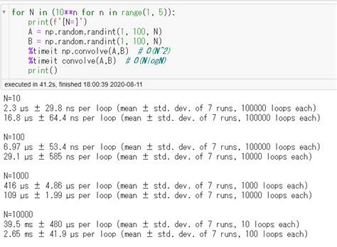 [b fft] [数学・numpy] 高速フーリエ変換 fft による畳み込み maspyのhp