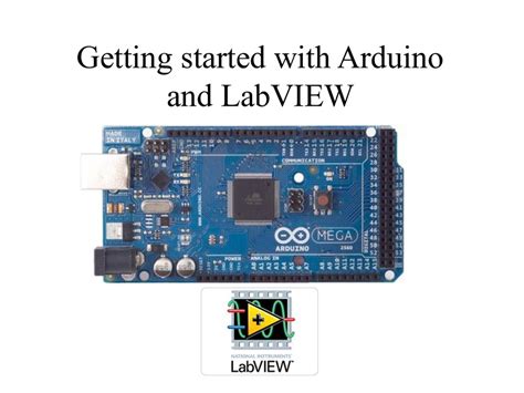 Getting Started With Arduino And Labview Speaker Deck