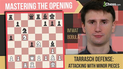 Learn To Play The Tarrasch Defense Attack With Your Pieces