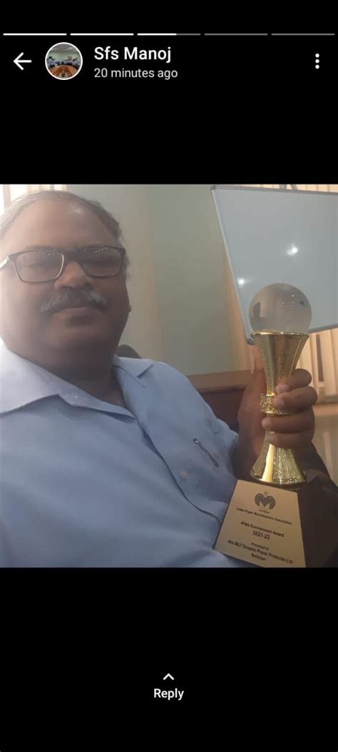 Congratulations To Team Environment And Team Ballarpur For 21 22 Ipma Award For Environment