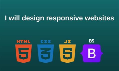 Do Responsive Frontend Web Development In Html Css Bootstrap Js