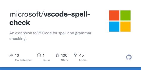 Github Microsoftvscode Spell Check An Extension To Vscode For Spell And Grammar Checking