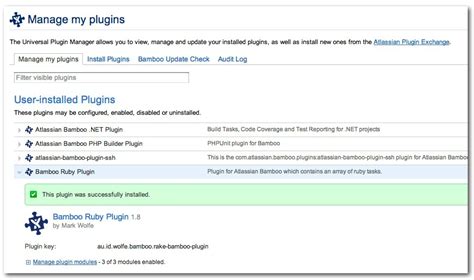 building ruby projects with bundler and the bamboo ruby plugin work
