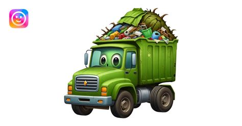 A Garbage Monster With A Car And Truck And Tractor And Garbage And Junk