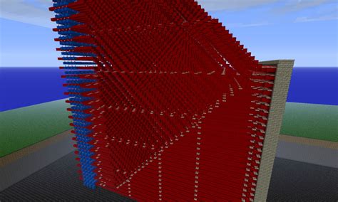 Massive Piston Display Biggest Ever Minecraft Map