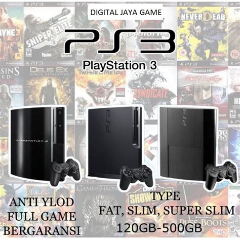 Ps3 Super Slim Playstation Firmware Ofw Hdd 500gb Full Games Lazada Indonesia