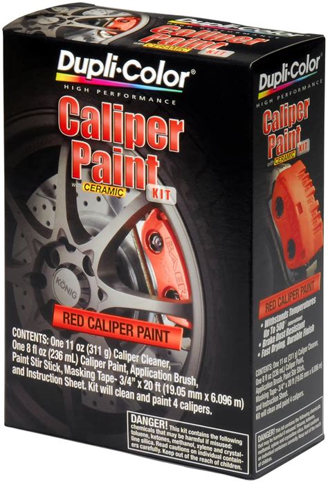 Dupli Color Bcp400 Kit De Pinza De Freno Individual Rojo Kit De