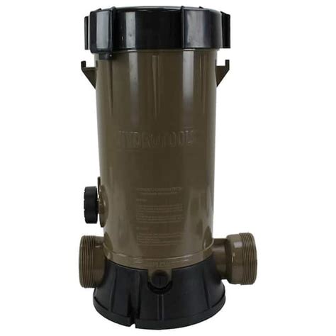 Hydrotools Automatic Inline Above Ground Swimming Pool Chlorinator Feeder 8750 Wmt The Home Depot