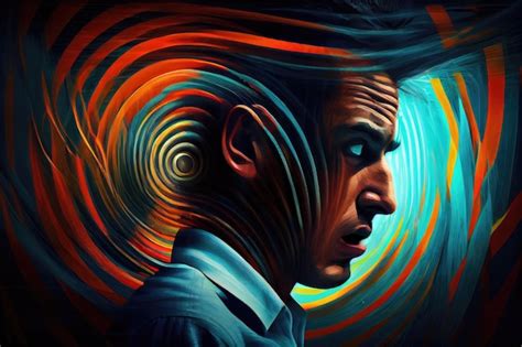 Premium Ai Image Person With Schizophrenia Experiencing Auditory And Visual Hallucinations
