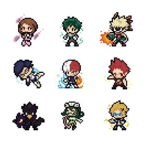 Mha Pixel Art