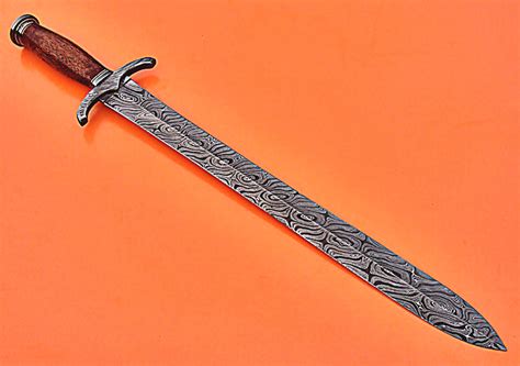Damascus Sword Made Damascus Steel Handmade Sword Sale