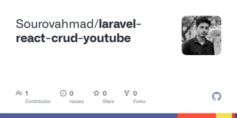 github sourovahmad laravel react crud youtube
