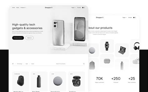 Online Ecommerce Webflow Template Commerce X BRIX Templates