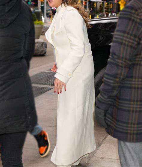 Selena Gomez White Trench Coat Nyc Jackets