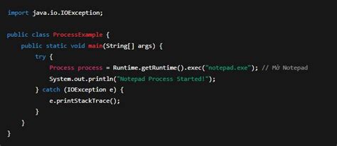 java mỗi ngày 🏷️ tạo process bằng runtime exec 📌 giải thích runtime getruntime exec