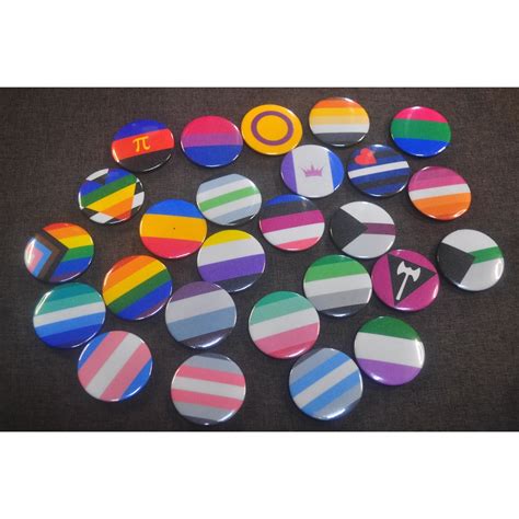 Complete Pride Lgbtq Flag Pin Button Badges 175225 Shopee