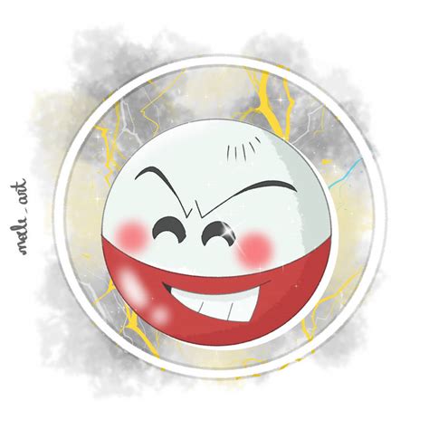 Electrode Fan Art Pokemon By Noeleart On Deviantart