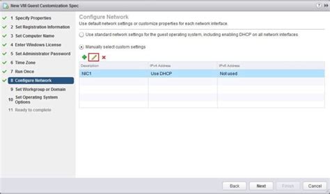 How To Create Vmware Guest Customization Specification