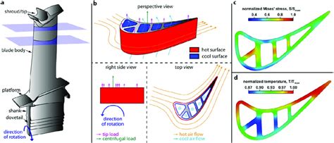 Design And Performance Of A Traditional Turbine Blade A Image Of A