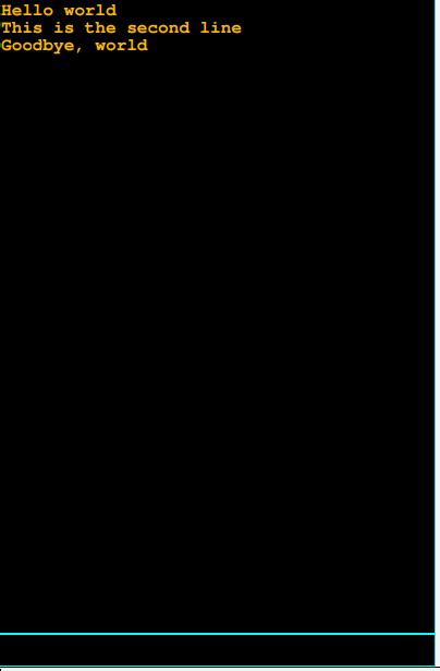 Java Emulating A Terminal With A Gridpane Stack Overflow