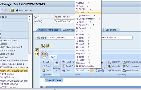 Indent And Spacing Option In Char Smartstyles Sap Community