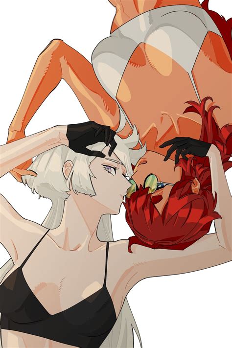 Suletta Mercury And Miorine Rembran Gundam And 1 More Drawn By