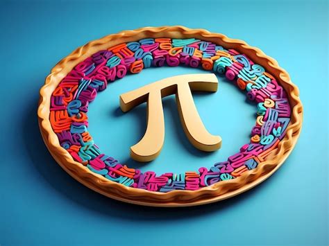 Premium Photo An Artistic Representation Of The Digits Of Pi Forming Intricate Designs For Pi