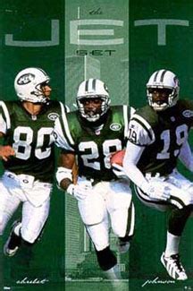 New York Jets The Jet Set Costacos 1998 New York Jets Football