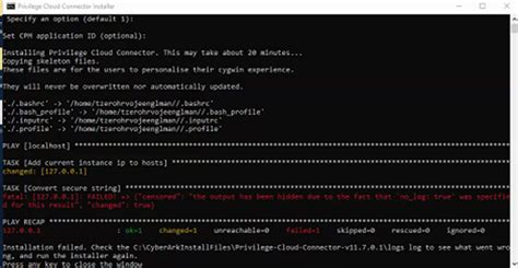 Connector Server Install Fails On Convert To Secure String Section