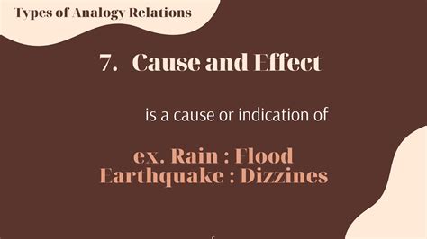 The Seven Types Of Analogy The Seven Types Of Analogy For English 5 3rd Quarter Pdf
