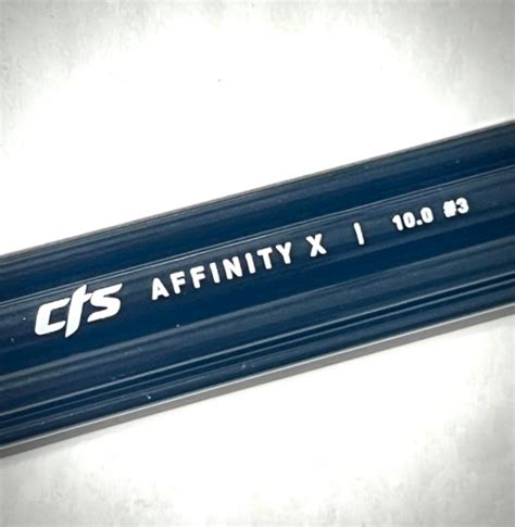 Affinity X 100 3 Weight 4 Piece Rod Blank Jet Black Flyspoke